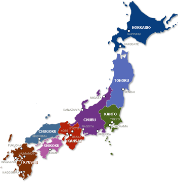 Printable Labeled Map Of Japan
